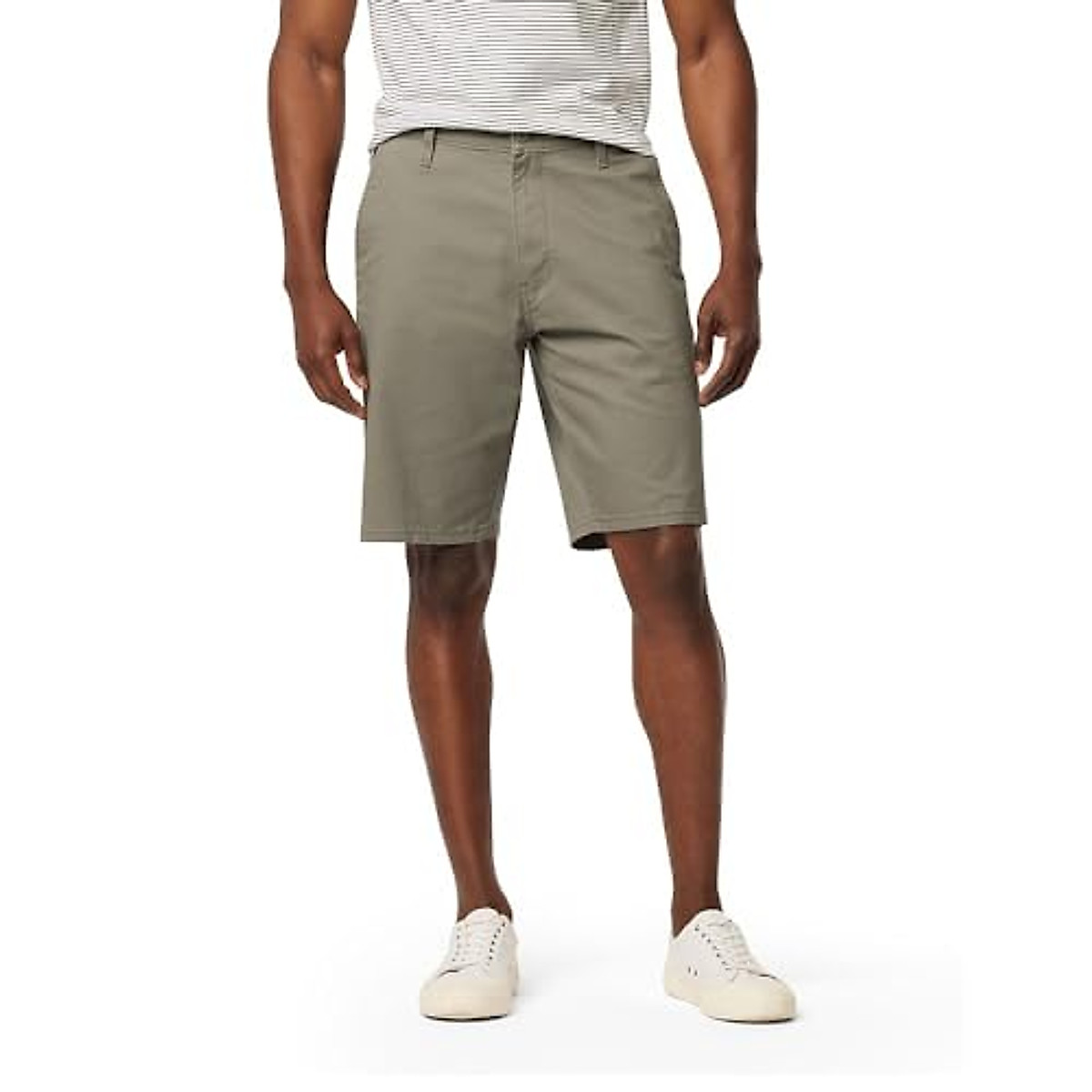 Levi Strauss Signature Gold Men's Casual Chino Shorts, Silver Skies, 36W