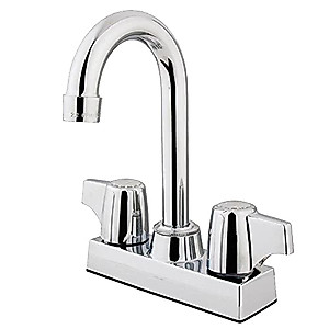 Kingston Brass GKB460 Franklin Bar Faucet, Polished Chrome
