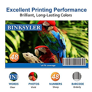 Compatible LC3013 Ink Cartridges Replacement for Brother LC3013 LC3011 High Yield Work for Brother MFC-J491DW MFC-J497DW MFC-J690DW MFC-J895DW Printer(3 Black,1 Cyan,1 Magenta,1 Yellow) 6-Pack