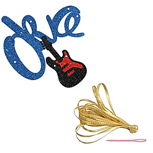 50 Rocks Banner, Rock Happy 50th Birthday Sign, Music Theme Fifty 50th Birthday Rock n Roll Party Decoration Cheers to 50 Years Banner