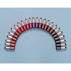 Ruby Kisses Super Rich Creme Lipstick, Hydrating Full Coverage Long Lasting Highly Pigmented Smooth Apply Lip Makeup for Women Men (Black Out)