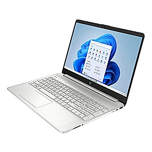 2022 HP 15.6" Touchscreen Laptop, Intel 11th Generation Core i5-1135G7, 16GB RAM, 512GB PCIe SSD, Intel Iris Xe Graphics, 720P HD Camera, Windows 11 S, Natural Silver, 32GB Snowbell USB Card