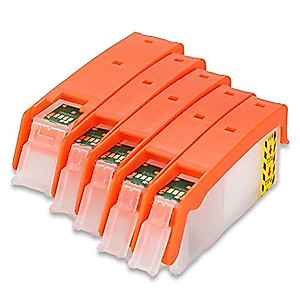 HEMEINY Empty Refillable Ink Cartridge Replacement for Canon PGI-270 CLI-271 Ink, Works with PIXMA MG5720 MG5721 MG5722 MG6820 MG6821 MG6822 MG7720 TS9020 TS8020 TS6020 TS5020 Printer