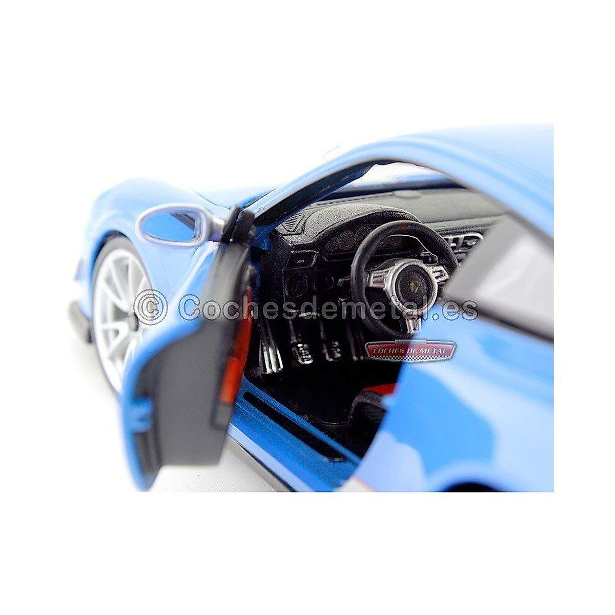 Bburago 11036BL Porsche 911 GT3 RS 4.0 Blue 1/18 Diecast Car Model