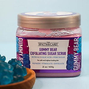 The Spathecary Body Scrub, Exfoliating-Nourishing-Refreshing-Smoothing Body Care 21 oz. (21 oz, Gummy Bear)