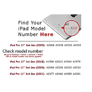 TTIMORE A2224 Battery for iPad Pro 11" 2nd Gen 2020 A2068 A2228 A2232 A2233