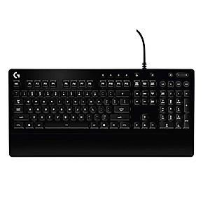 Logitech USB 2.0 G213 Prodigy Gaming Keyboard with 16.8 Million Lighting Colors (Renewed)