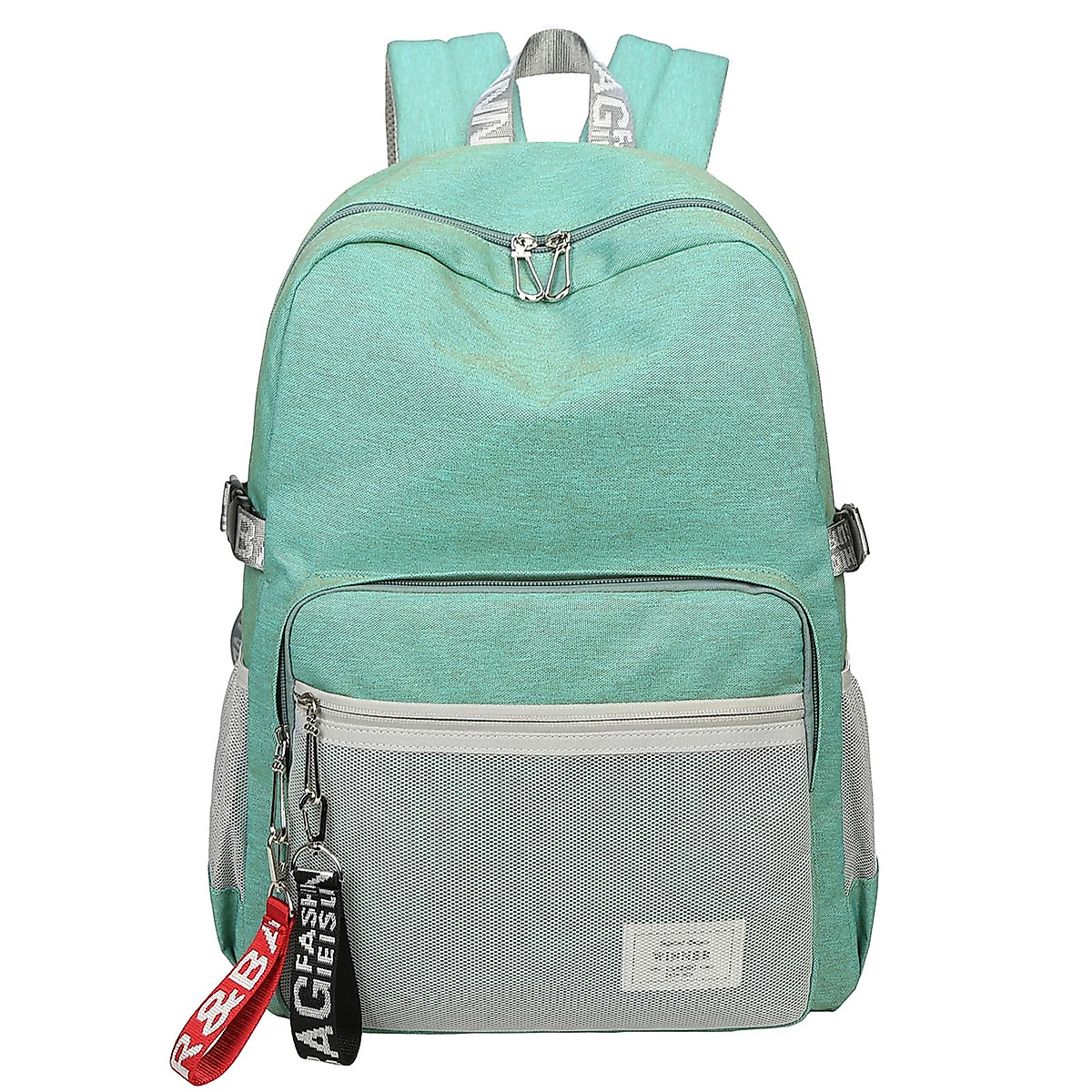 mygreen Classic Backpack Haversack Travel School Bag Student Simple Daypack Bookbag (Light Green)