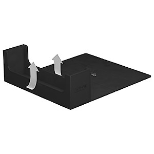 Ultimate Guard Arkhive 400+, Deck Case for 400 Double-Sleeved TCG Cards, Black, Compatible with Boulders, Magnetic Closure & Microfiber Inner Lining