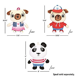 Doloowee Plush Nico and Chip Toys Best Buddies Official Licensed 8” Chip and Nico Stuffed Animal Toy Plush in 2-Pack Bundle