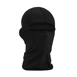 JANSONG Balaclava Face Mask Face Cover UV Sun Protection Ski Mask Skiing, Snowboarding Windproof Cycling Fishingfor Women Men Outdoor Sports Black