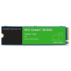 Western Digital 960GB WD Green SN350 NVMe Internal SSD Solid State Drive - Gen3 PCIe, M.2 2280, Up to 2,400 MB/s - WDS960G2G0C