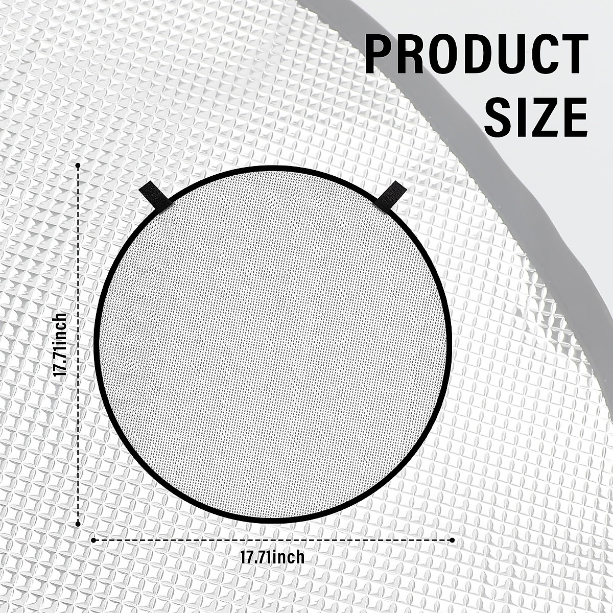 Car Steering Wheel Cover Sun Shade,3 Layers Thickened Foil Car Heat Shield for Steering Wheel,Universal Car Accessories Cooling Steering Wheel Cover for Car Truck SUV Van