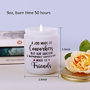Retirement Gift for Woman, Farewell Gifts for Coworkers, Funny Gifts for Women Men Friends, Going Away Goodbye Gifts, Birthday Candles Gifts for Women, Soy Wax Lavender Candles