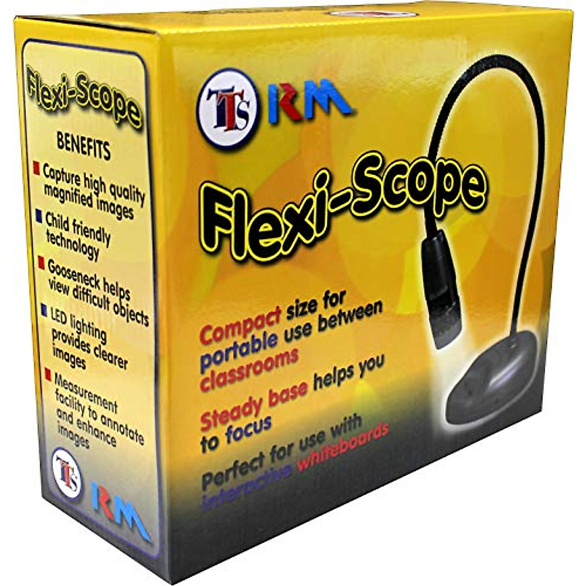 Bee-Bot Flexi-Scope Digital USB Kids Microscope 10X-200X Handheld, Portable, Mini | Recorder, Camera with 6 LED Lights