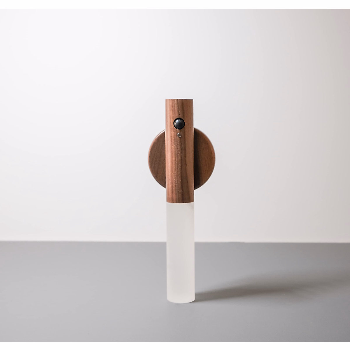 HIREATH Mini Wireless Portable LED Motion Sensor Night Light,Large Battery Rechargeable,Wood Stick Torch Magnet Light for Stairway, Bedroom, Kidsroom, Bathroom, Hallway, Wardobe, Wall, Cabinet