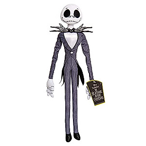 Disney Tim Burton's Nightmare Before Christmas 16-Inch Tall Jack Skellington Plush, Stuffed Toys for Kids, by Just Play