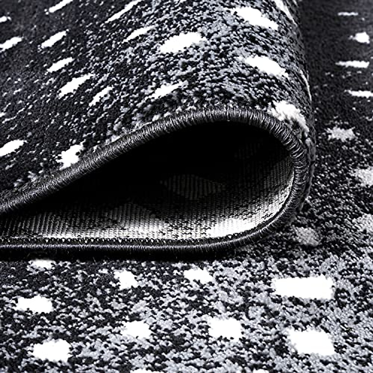 JONATHAN Y SAF100A-8 Antelope Modern Animal Indoor Area-Rug Casual Contemporary Striped Easy-Cleaning Bedroom Kitchen Living Room Non Shedding, 8 X 10, Black/Cream