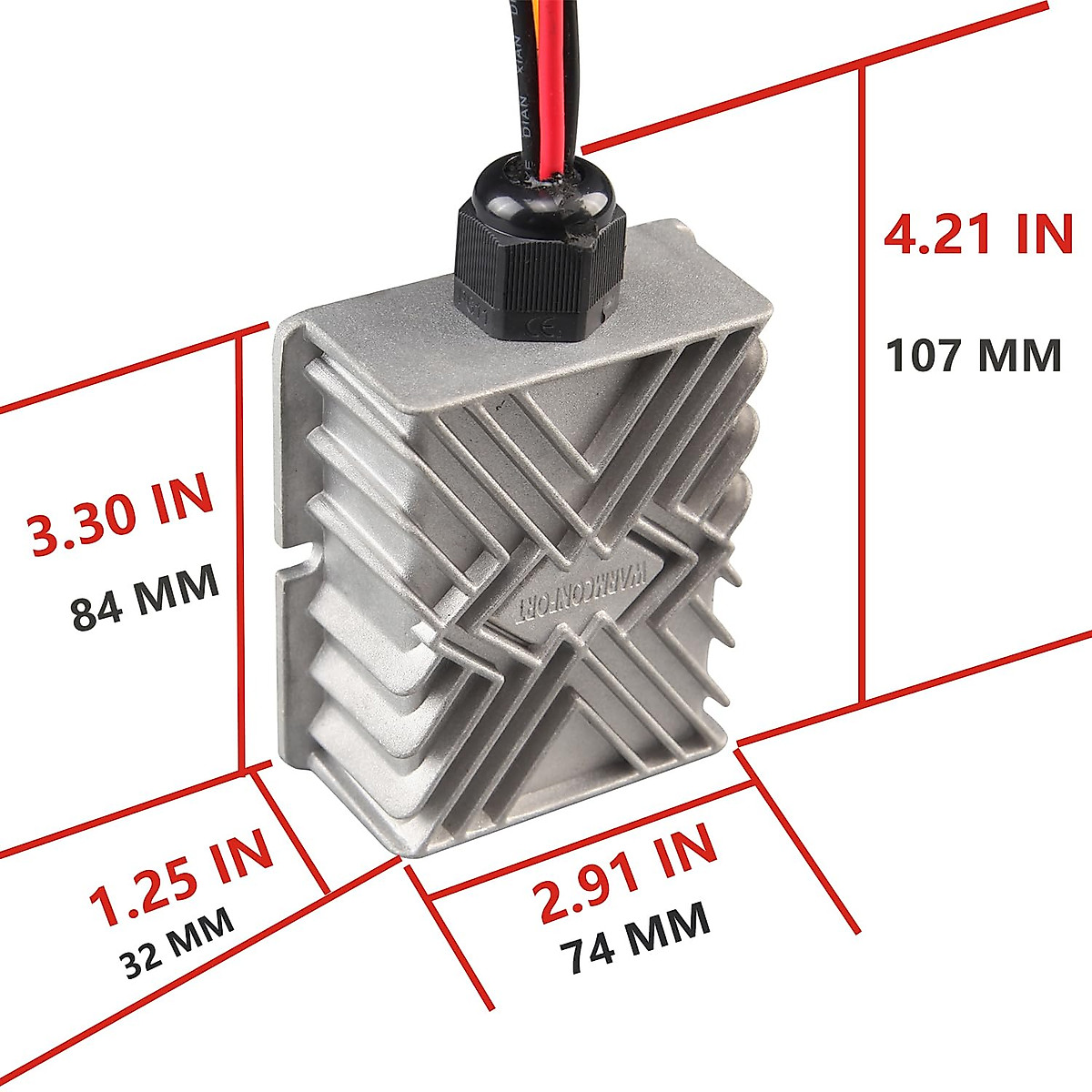 Vehicle Converter Isolation Transformer 36V 48V 60V 72V 84V 96V 120V to 12V DC Step Down 10A 120W Isolated
