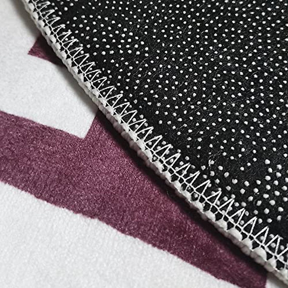 Luxixiry ABC Alphabet Kids Rug, Cotton Soft Plush Play Mat for Playroom Bedroom Living Room Playmat Home Décor (White, 2.6' x 3.9')