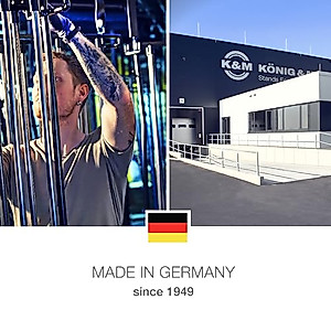 K&M - König & Meyer 15240.000.55 - Flugelhorn In-Bell 5 Leg Stand - Professional Grade for all Musicians - Lightweight & Compact - Stable Secure Base - German Made - Black