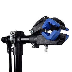 MaxxHaul 80725 Bike Repair Stand/ Display with Adjustable Height & 360 Deg. Rotating Head Clamp,black