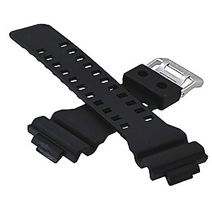 Casio Mens G-Shock Resin Replacement Watch Band Black