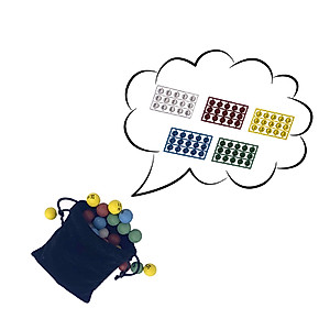 JUNWRROW Deluxe Bingo Game Set with 6 Inch Cage, Master Board,75 Colored Balls a Bag, 50 Cards, and 500 Color Mix Chips Ideal for Large Groups