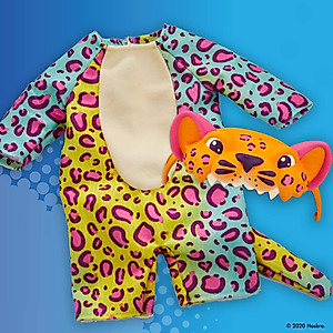 Baby Alive Rainbow Wildcats Doll, Leopard, Accessories, Drinks, Wets, Leopard Toy for Kids Ages 3 Years and Up, Blonde Hair