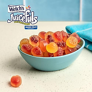 Welch's Juicefuls Juicy Fruit Snacks, Mixed Fruit, Berry Blast & Island Splash Fruit Gushers Variety Pack, Great For School Lunches, Gluten Free, 4 Oz Individual Single Serve Bags (Pack Of 12)