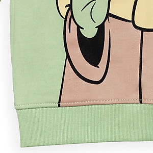 STAR WARS The Mandalorian Baby Yoda Little Boys Fleece Pullover Hoodie Green 7-8