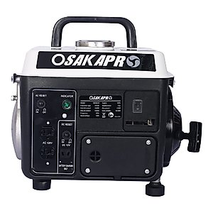 WIILAYOK Portable Generator, 900 Watts Gas Powered Generator for Backup Home Use & Outdoors Camping Low Noise Ultra Lightweight EPA III and CARB Compliant (Black ＆ White)