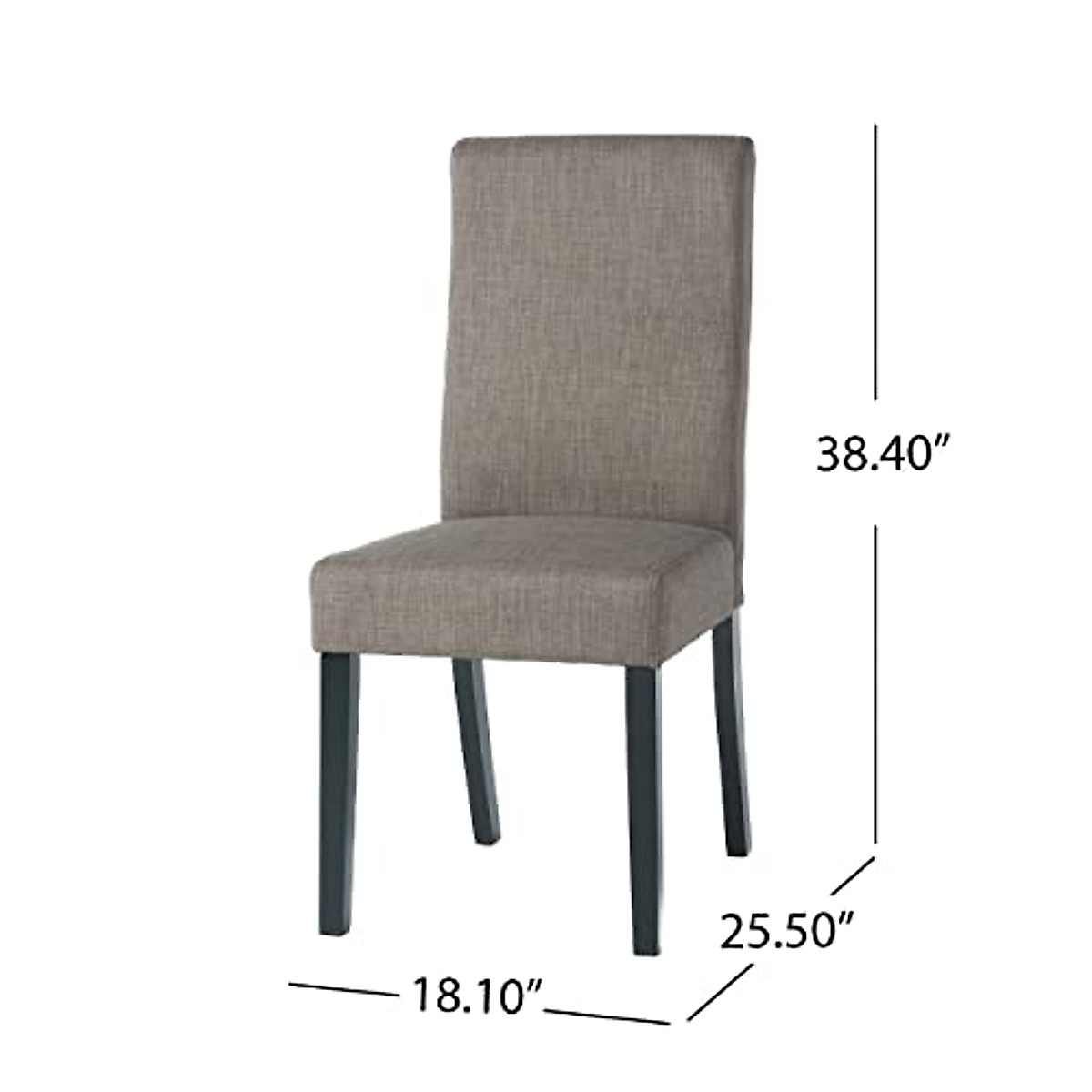 Christopher Knight Home Corbin Dining Chairs, 2-Pcs Set, Taupe