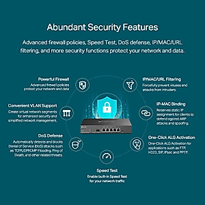 TP-Link ER7206 | Multi-WAN Professional Wired Gigabit VPN Router | Increased Network Capacity| SPI Firewall | Omada SDN Integrated (Renewed)
