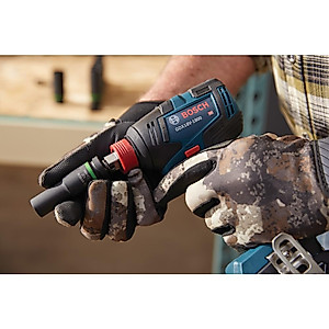 BOSCH GDX18V-1800B12 18V Two-In-One 1/4 In. and 1/2 In. Bit/Socket Impact Driver/Wrench Kit with 2 Ah Standard Power Battery
