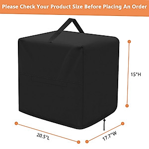 Fizentia Meat Slicer Cover Compatible with BESWOOD Meat Slicer/VEVOR Meat Slicer,Fit for 8"/10"/12" Meat Slicer Machine for Home/Commercial-20"Lx17"Wx15"H