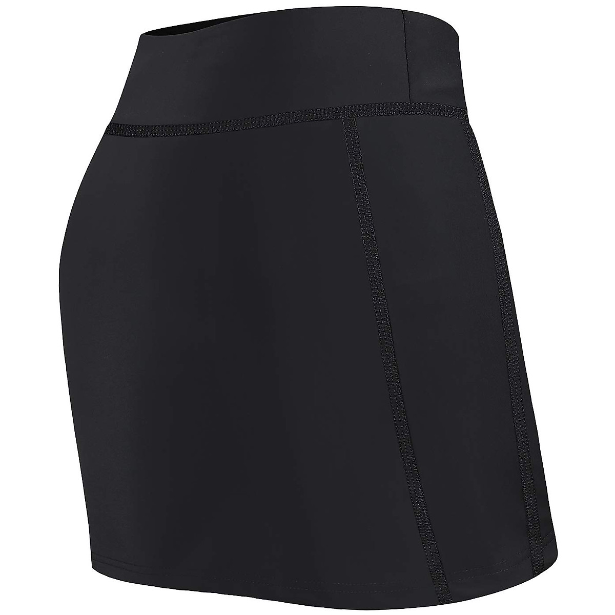 BLEVONH Womens Summer Tennis Skirts with Shorts Underneath, Pickleball, Athletic, Workout and Golf Skorts with Pockets Black Medium