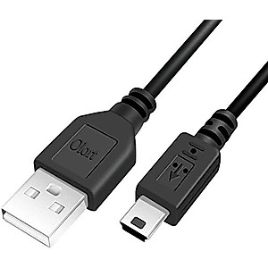 10FT Long USB Charger Cable for Canon Camera Mini USB Data Transfer Cable for Canon Rebel T3i/PowerShot/EOS/DSLR Camera Cords, PS3/Slim/PS Move Controller Charger Cord