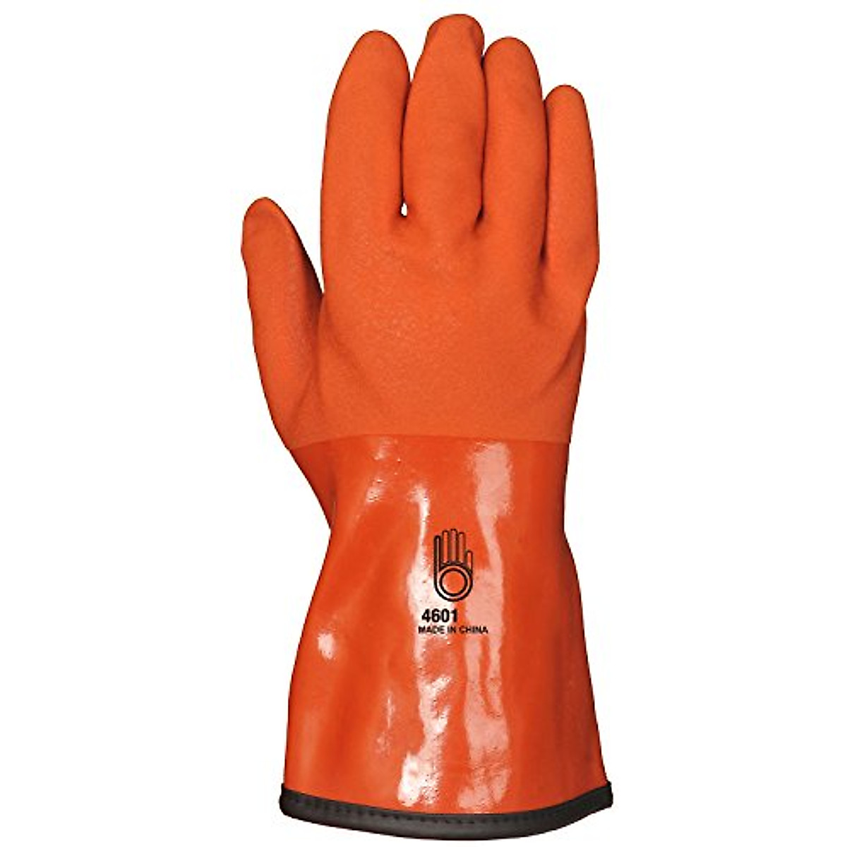 Bellingham SB4601L Snow Blower Insulated Gloves, 100% Waterproof Double-Dipped PVC Coating, Flexible to -4° Fahrenheit, Large,Orange