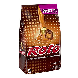 ROLO Rich Chocolate Caramel Candy Party Pack, 35.6 oz