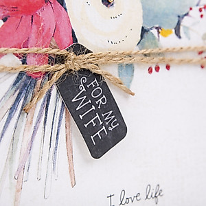 Hallmark Romantic Mothers Day Card or Birthday Card for Wife (What a Happy Way to Live a Life) (0599MBC9495)