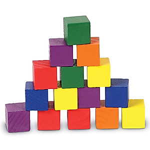 Learning Resources Wooden Color Cubes