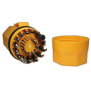 Norseman Super Premium Magnum 29 Piece Drill Bit Set - Orange Ultradex - 46962-135 Degree Split Point - Round Shank With Three Flats