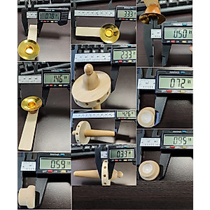 BRUBAKER Replacement Kit for 18" & 24" Natural Pyramid - 12 Fans, 6 Candle Holders, Fan Blades Holder & Nub