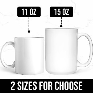 White Ceramic Coffee Mug Photo Mugs Personalized Picture Custom Name Cute Birthday Gifts For Girls Women Friends Cat Lovers Adults Tea Cups Table Desk Accessories 11 and 15 Oz