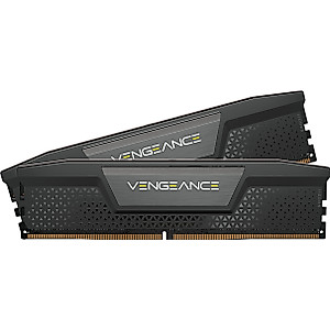 CORSAIR VENGEANCE DDR5 RAM 64GB (2x32GB) 5600MHz CL40-40-40-77 1.25V Intel XMP Desktop Computer Memory - Black (CMK64GX5M2B5600C40)