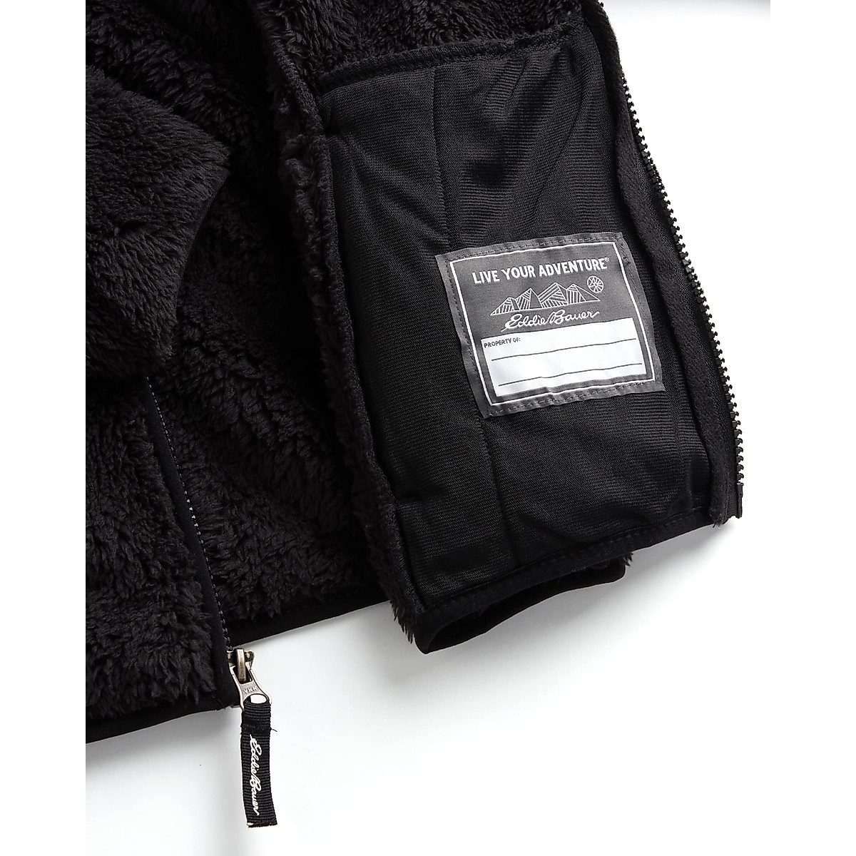 Eddie Bauer Boys’ Sweatshirt – 2 Pack Hooded Full Zip Hoodie Sweatshirt, Quarter Zip Pullover – Sweatshirts for Boys (5-20), Size 14-16, Black