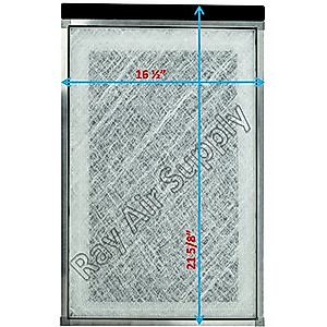 RAYAIR SUPPLY 16 1/2 x 21 5/8 Dynamic Air Cleaner Replacement Filter Pads 16 1/2 x 21 5/8 Refills (3 Pack) White