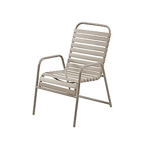 3/4" Wide Vinyl Chair Strap Repair & Replacement Matte Finish for Patio Pool Lawn Garden Furniture 20' Durable Roll - Best for Strapping, Repair & Restoration Dove #252