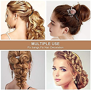 24 Pcs Women Hair Comb Accessories French Hair Side Combs Plastic Twist Decorative Clips with 11/23 Teeth Wedding Veil clip for Women